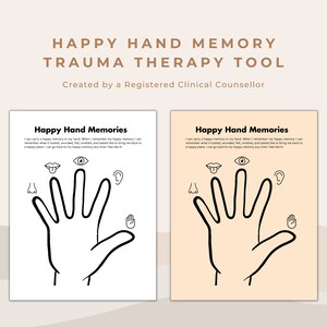 Happy Hand Memory Coping Skills Tool for Managing Overwhelming ...