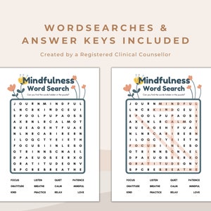 Mental Health Emotions Wordsearches for Children | Teaching Coping ...