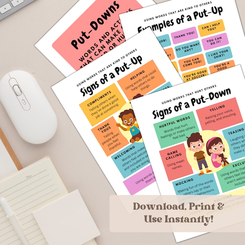 Put Ups and Put Downs: Teaching Kindness and the Power of Words to ...