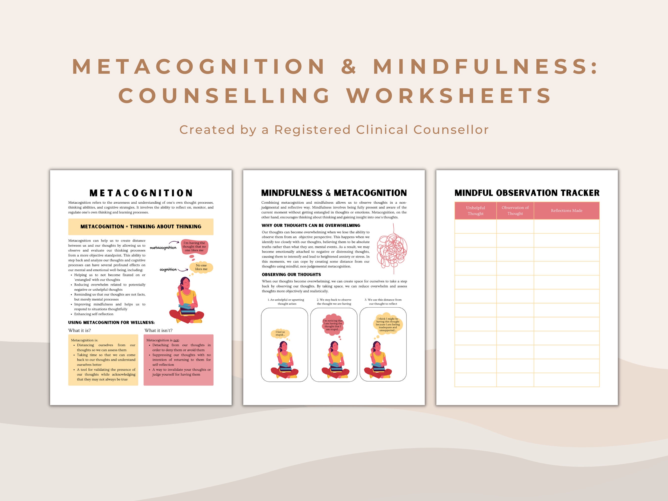 Metacognition And Mindfulness Learning To Observe And Cope With Difficult Or Unhelpful Thoughts