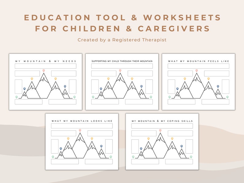 Meltdown Mountain Emotional Regulation Tool: Coping Skills for Kids ...