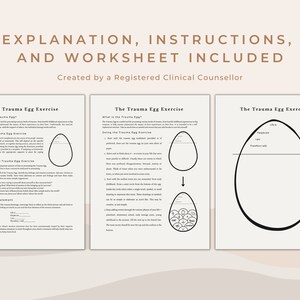 The Trauma Egg Therapy Exercise for Mental Health Professionals and ...