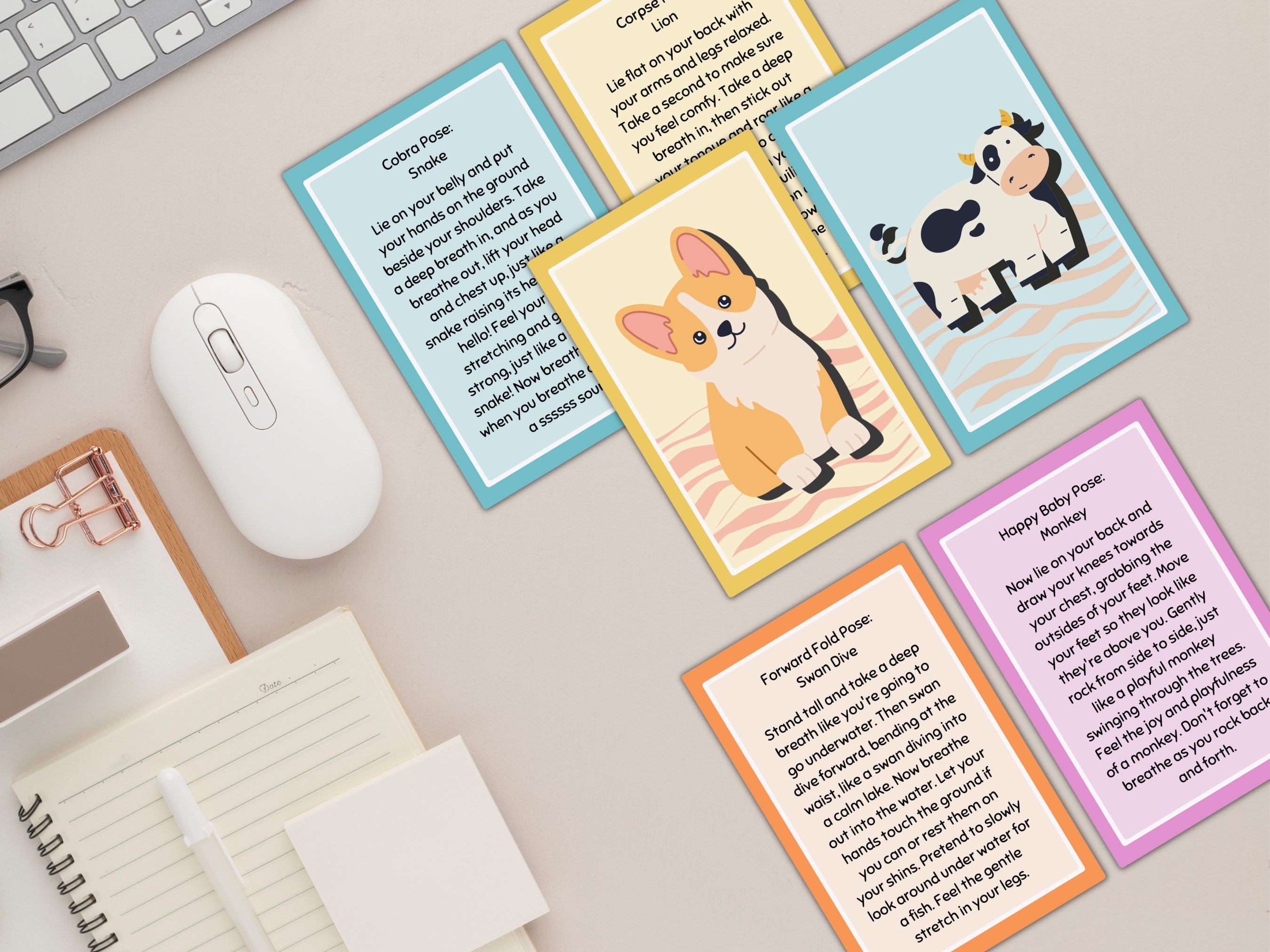 Animal Yoga Cards for Teaching Mindfulness Skills to Children ...