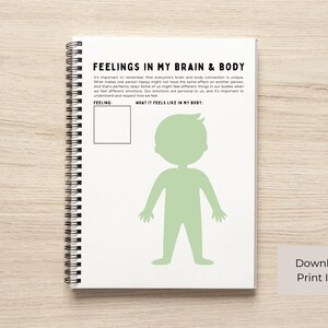 Feelings in My Brain and My Body | Helping Kids to Understand the Brain ...