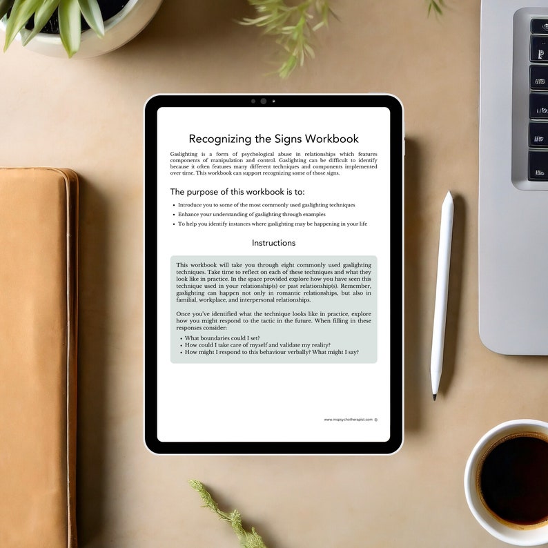 Gaslighting Workbook: Couples & Relationship Therapy Tool (PDF) - Etsy