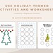 Holiday Mental Health Activities: Christmas Counseling Worksheets (PDF ...