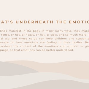 Emotions in the Body Poster and Printable Cards | Helping Students to ...