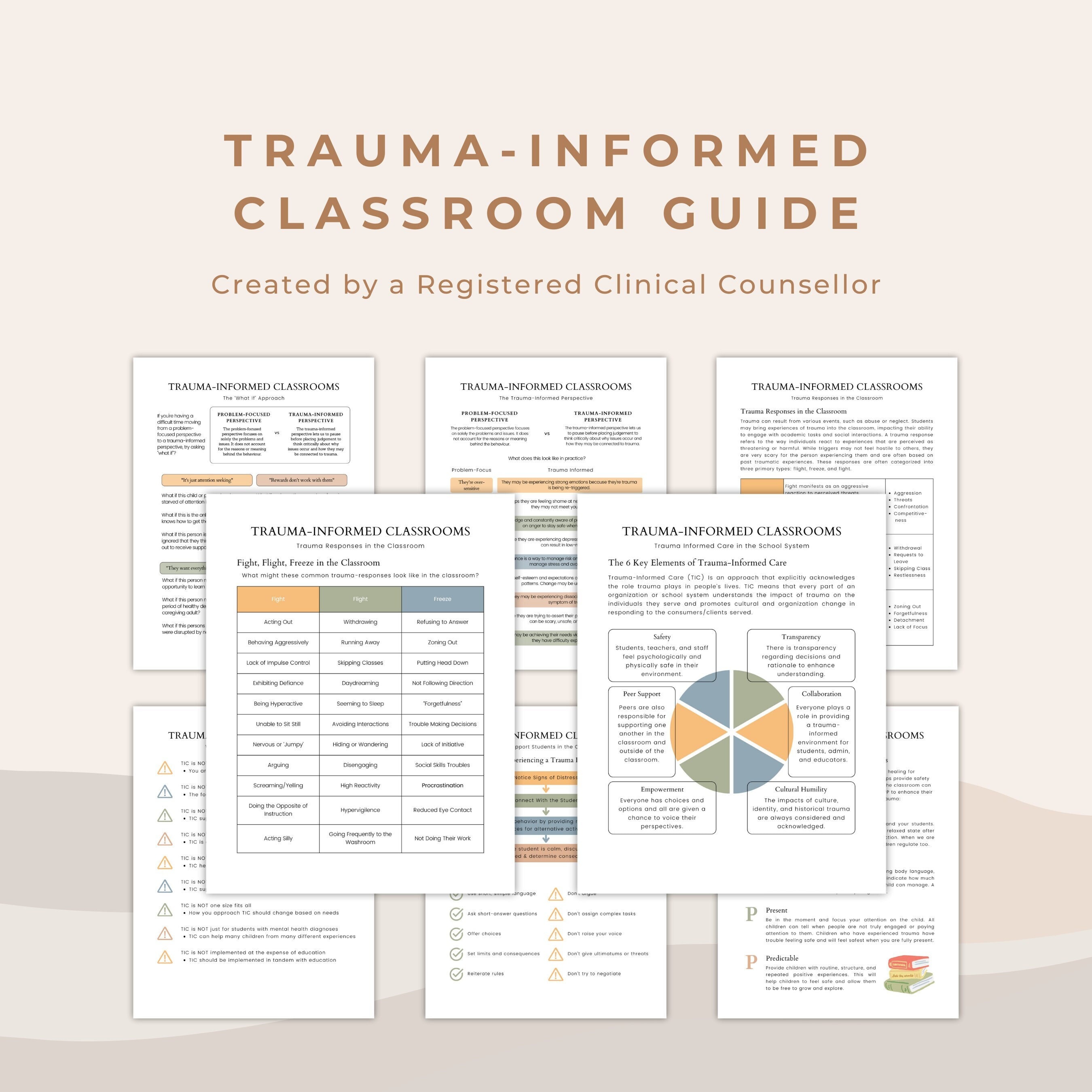Trauma-informed Classrooms Tool for Supporting Trauma Informed Teachers ...