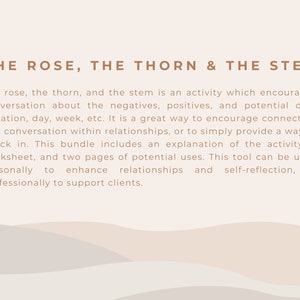 The Rose, the Thorn, and the Stem Communication Skills Check in Tool ...