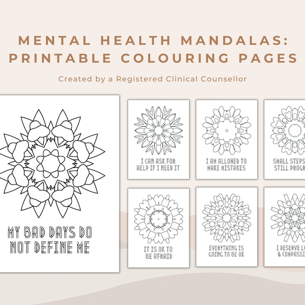 Mandala Coloring Pages - Etsy