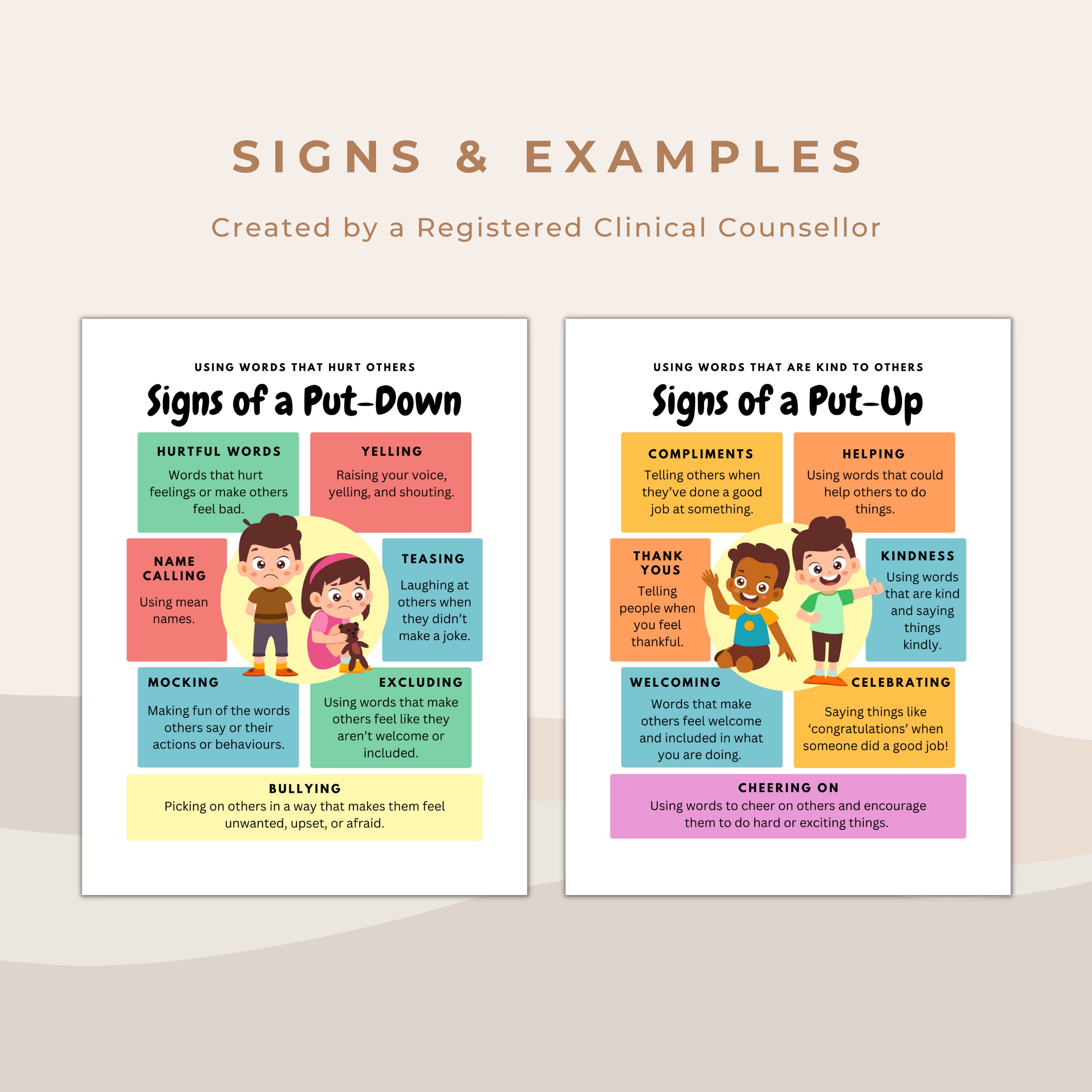 Put Ups and Put Downs: Teaching Kindness and the Power of Words to ...