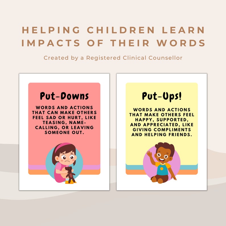 Put Ups and Put Downs: Teaching Kindness and the Power of Words to ...