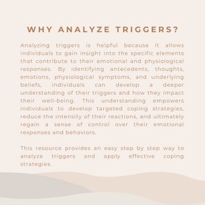 Trigger Tree Therapy Worksheet: Trauma, PTSD (PDF File) - Etsy