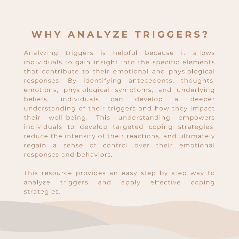 The Trigger Tree Therapy Worksheet for Trauma Therapists: Post ...