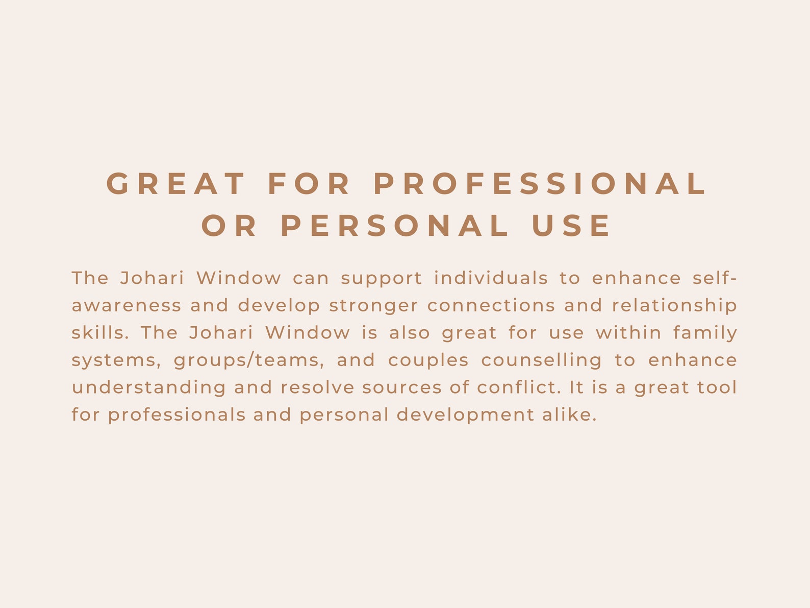 Johari Window Resource Bundle Psychoeducation and Worksheets - Etsy