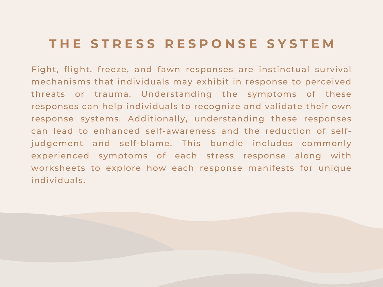 Fight Flight Freeze Fawn Response Worksheets: Trauma Therapy (PDF ...