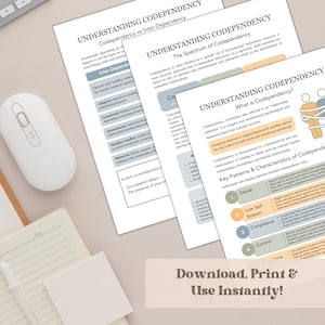 Codependency Psychoeducation Bundle | Resources for Understanding ...