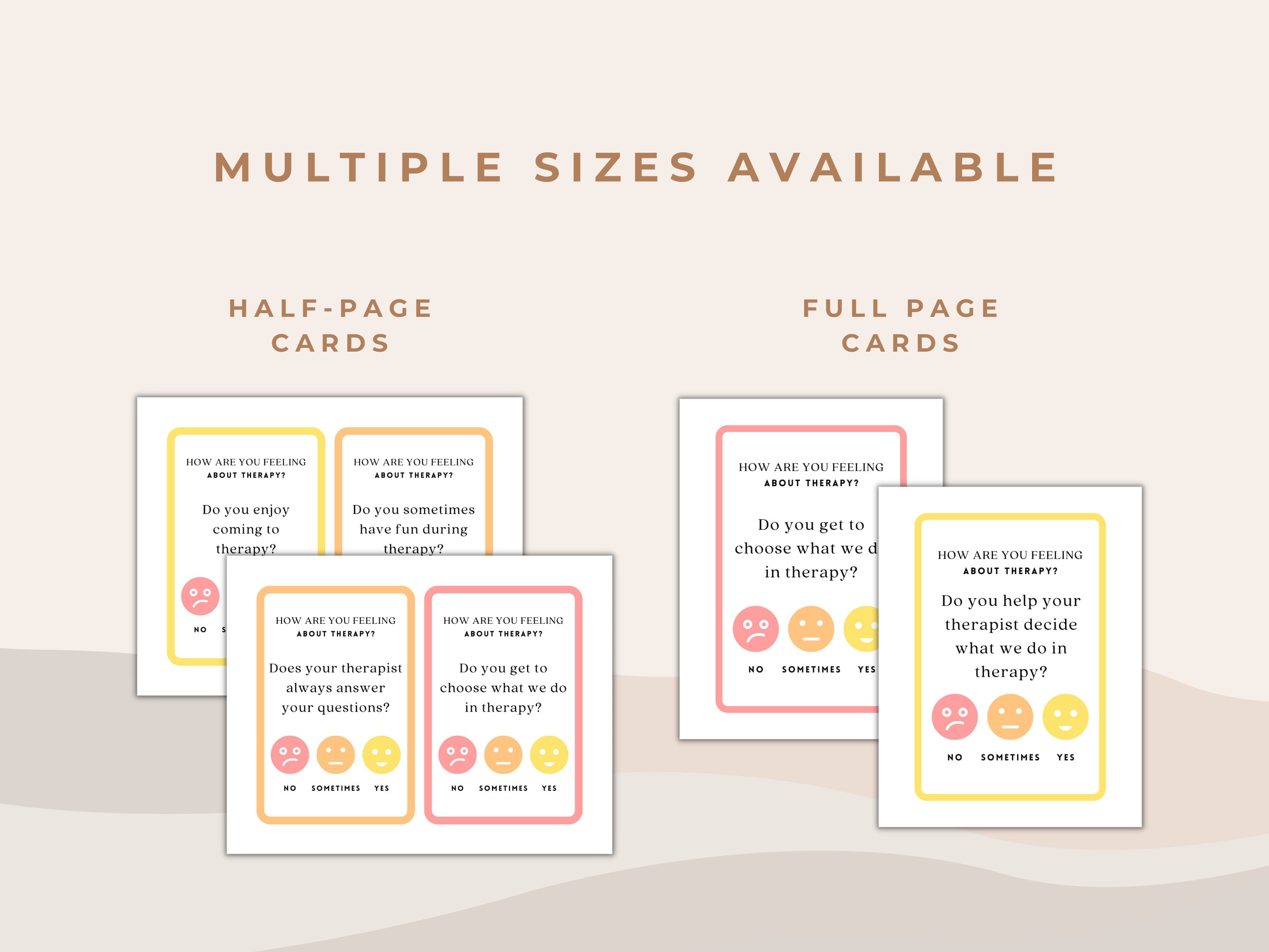 Kids Therapy Feedback Cards: School Counselor Tool (PDF) - Etsy