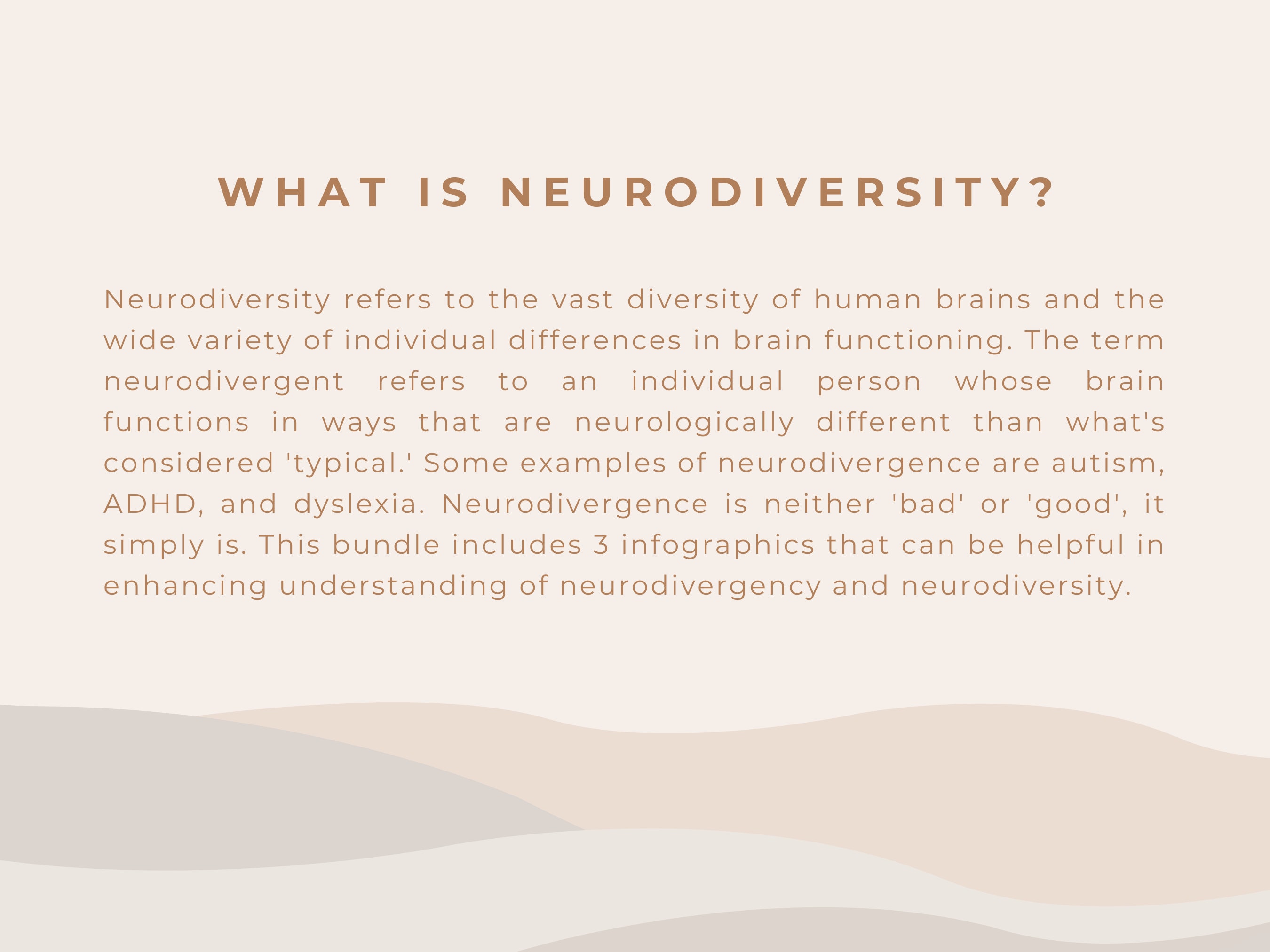 Neurodiversity and Neurodivergence: Infographic - Etsy Canada