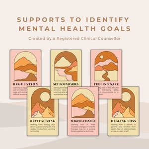 Trauma Therapy Goals Card Pack | Setting Goals Collaboratively With ...
