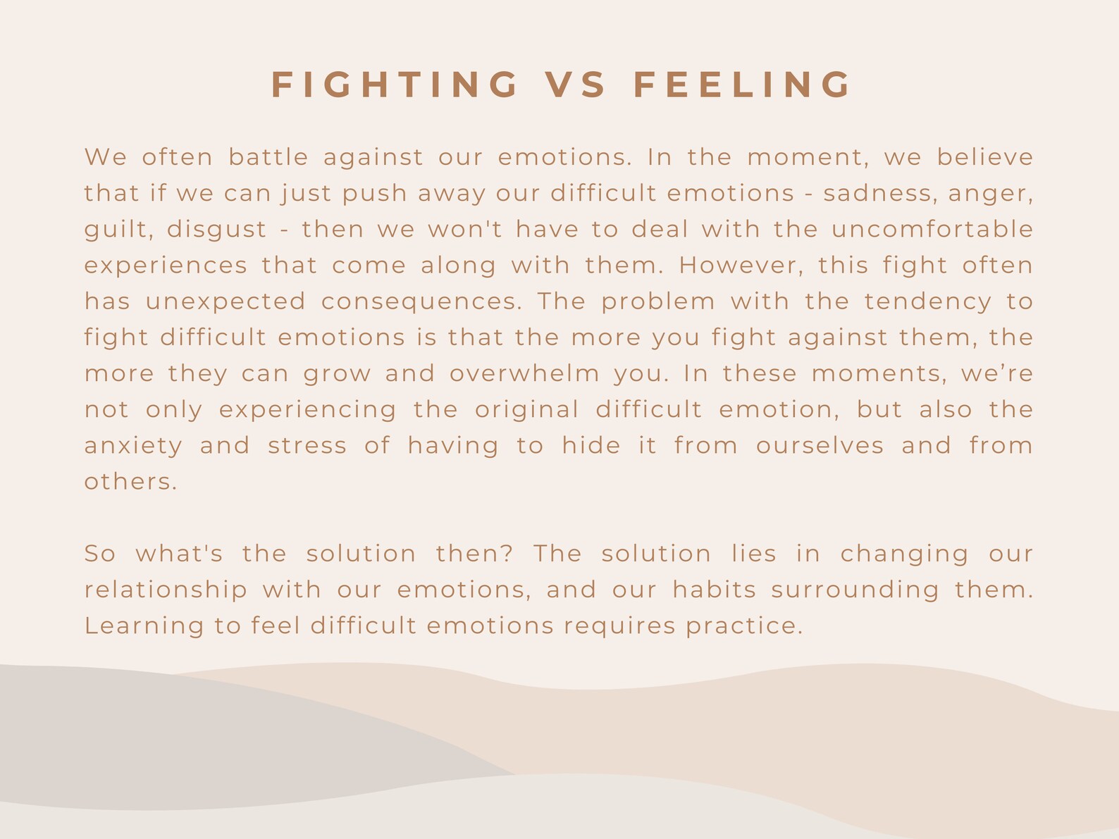 Emotional Avoidance Worksheet: Acceptance and Commitment Therapy (PDF ...