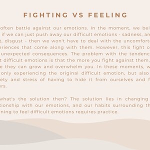 Emotional Avoidance Worksheet: Acceptance and Commitment Therapy (PDF ...