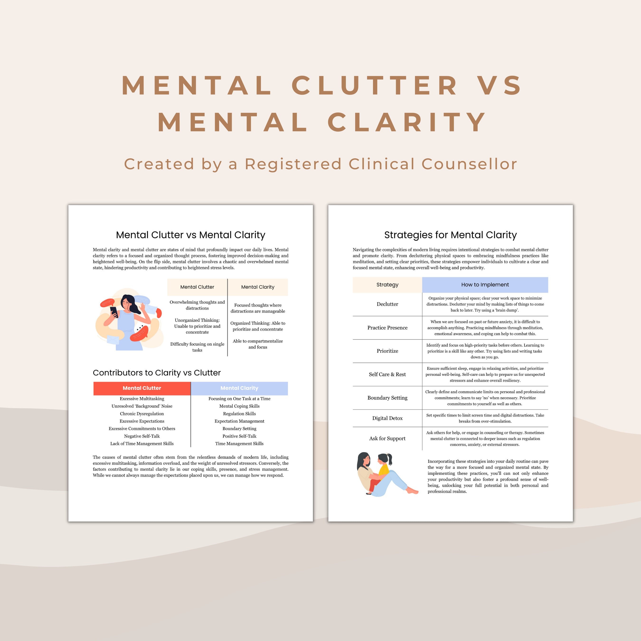 Mental Clutter Vs Mental Clarity: Stress and Anxiety Management ...