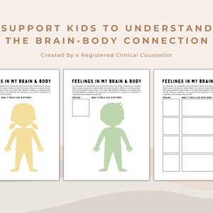 Feelings in My Brain and My Body | Helping Kids to Understand the Brain ...