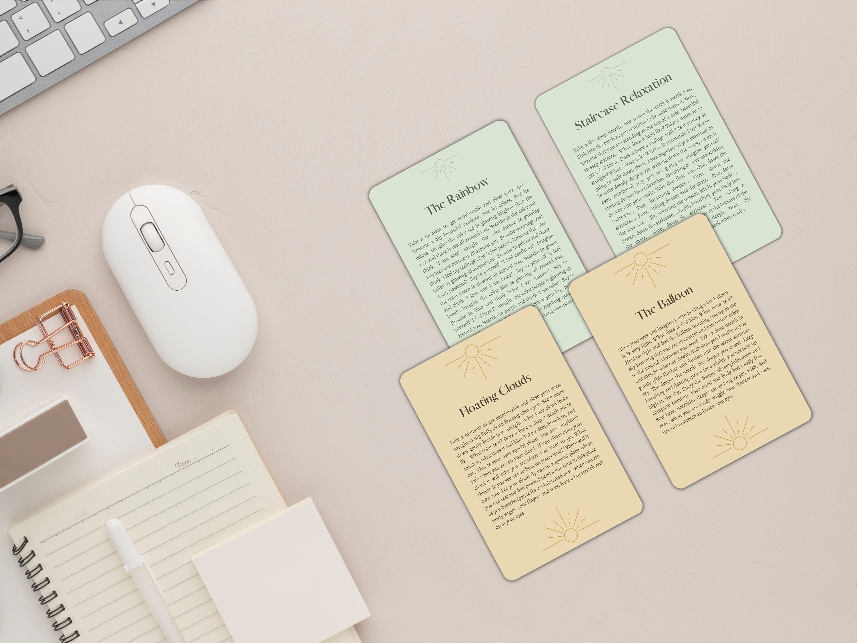 Mindful Meditation Script Cards for Enhancing Presence and - Etsy