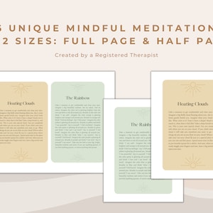 Mindful Meditation Script Cards for Enhancing Presence and Mindfulness ...