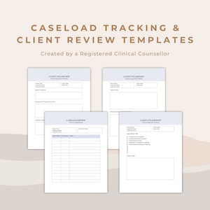 Clinical Supervision Template Bundle: Supervision Plan, Notes, Forms ...
