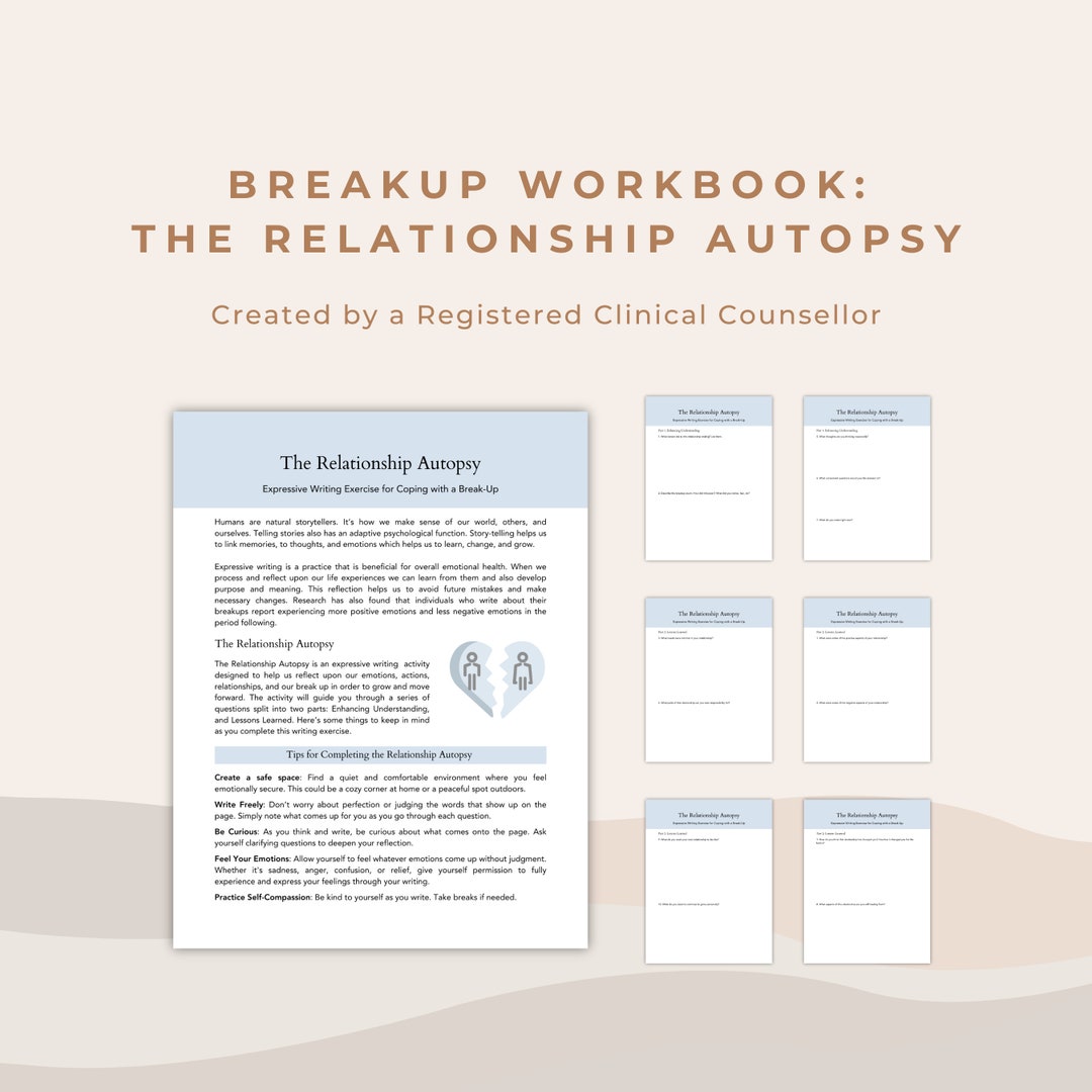 Coping Through a Breakup Workbook: the Relationship Autopsy Narrative ...