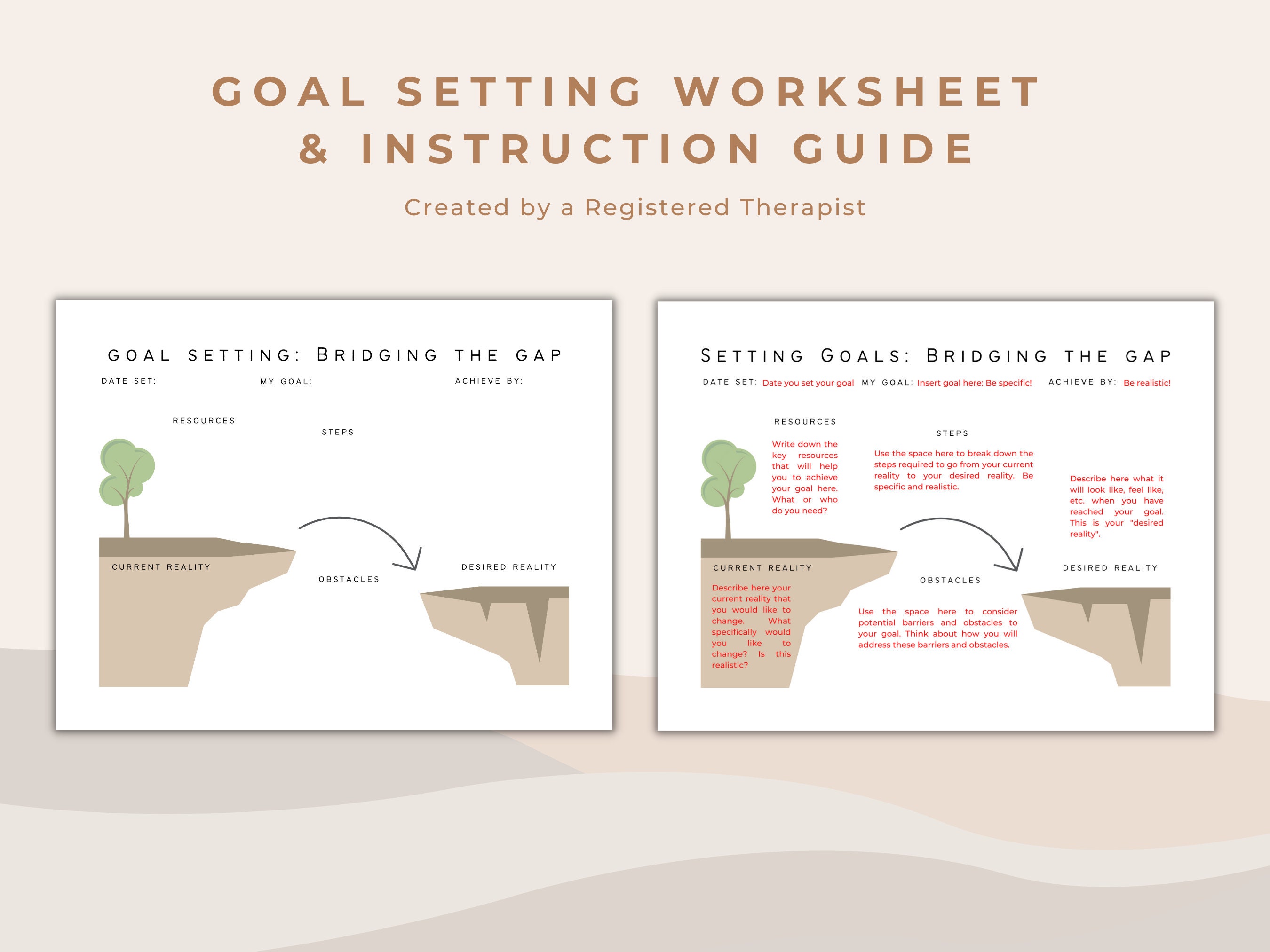 Goal Setting Tool: Bridging the Gap for Setting SMART Goals Psychology ...