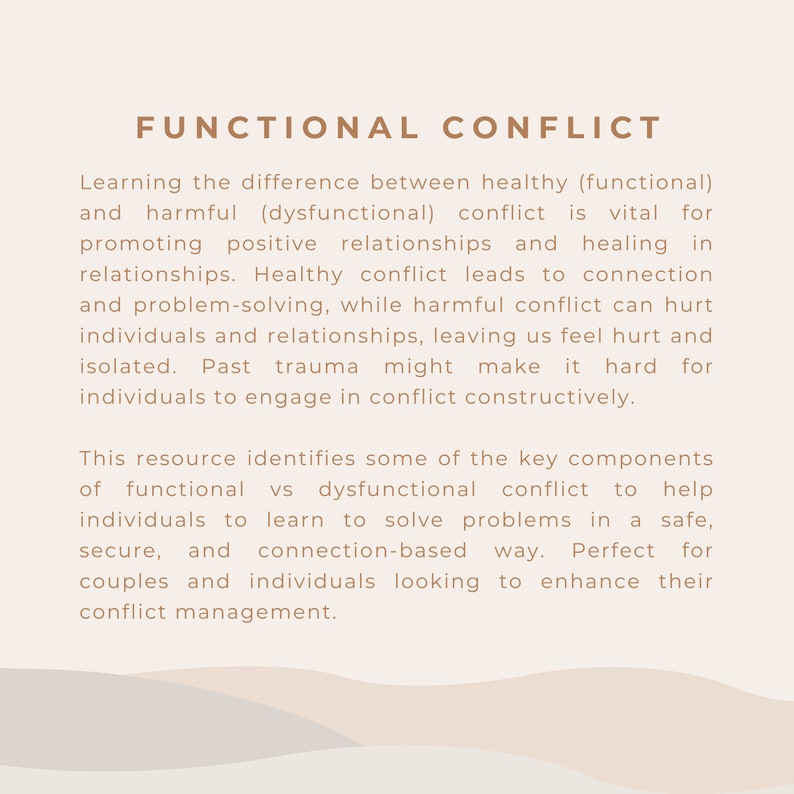 Functional Vs Dysfunctional Conflict: Relationship and Communication ...