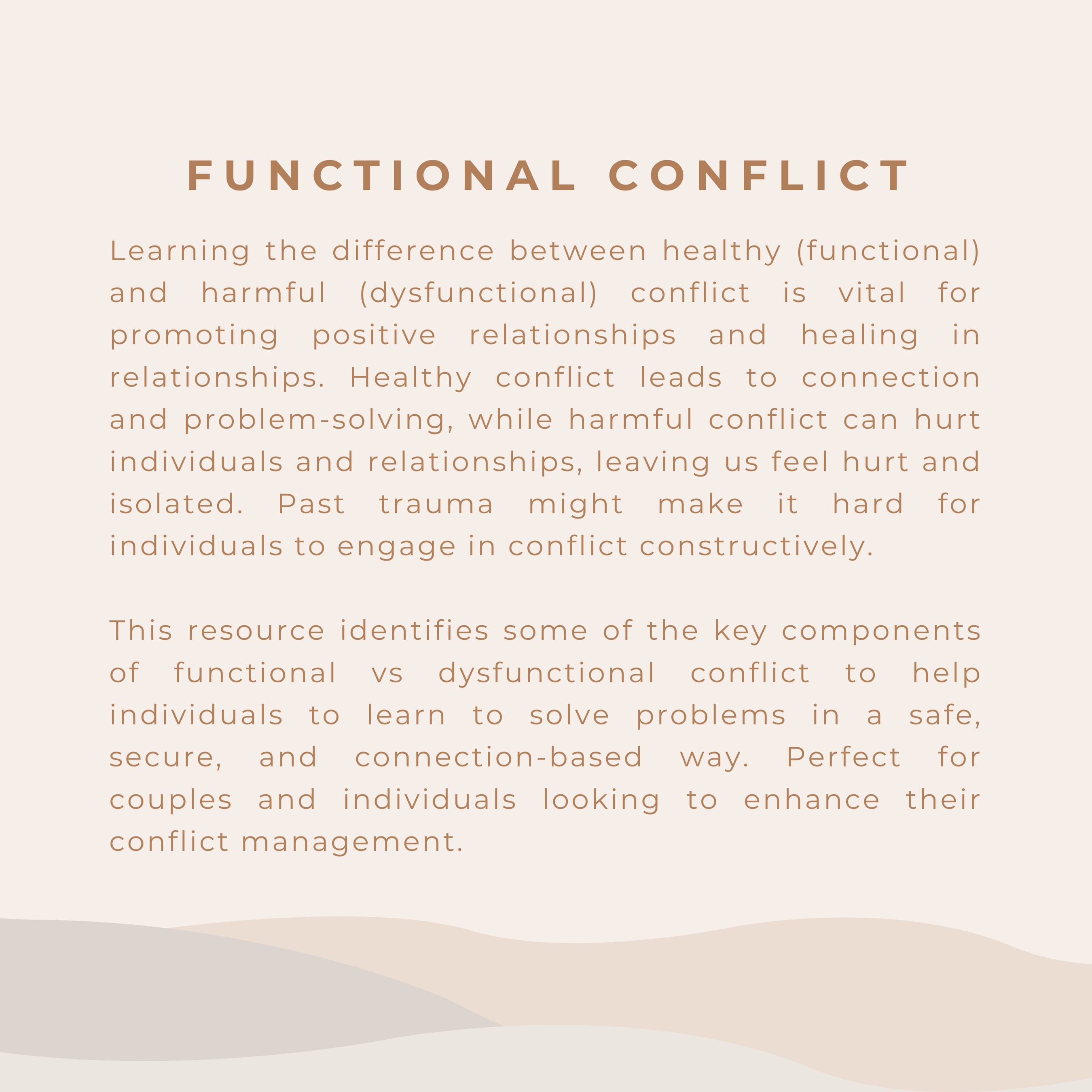 Functional Vs Dysfunctional Conflict: Relationship and Communication ...