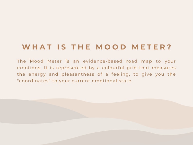 Mood Meter Mental Health Print: Therapist Emotional States (digital ...