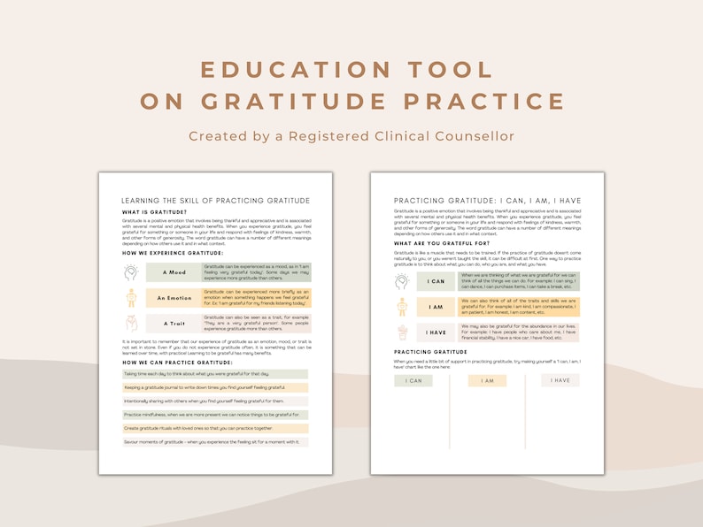 Gratitude Exercise and Journal for Learning the Practice of ...