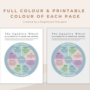 The Power and Control Wheel and the Equality Wheel Tool for Gender ...