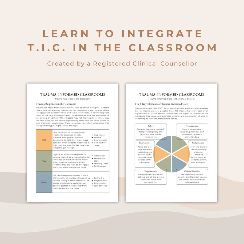 Trauma-informed Classrooms Tool for Supporting Trauma Informed Teachers ...