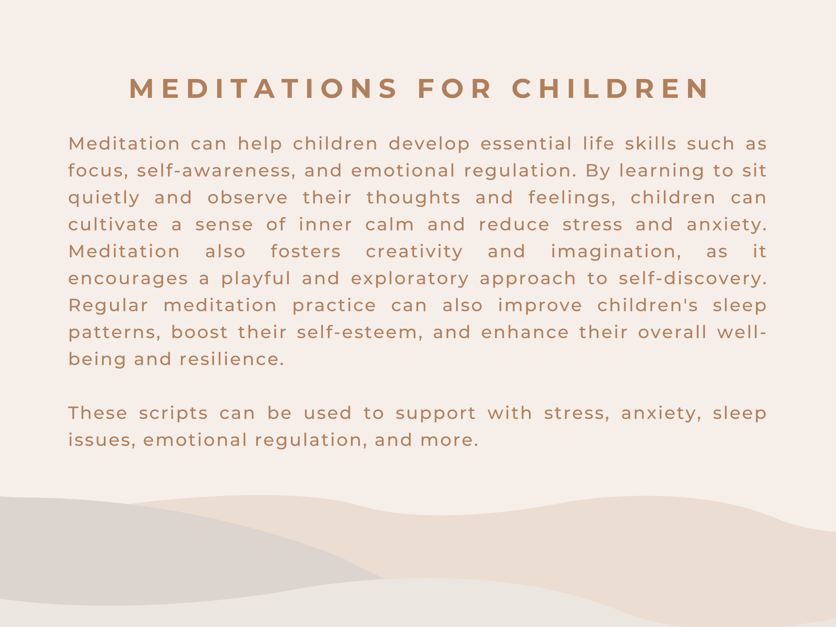 Mindfulness Meditations for Children: 11 Meditation Scripts to Enhance ...