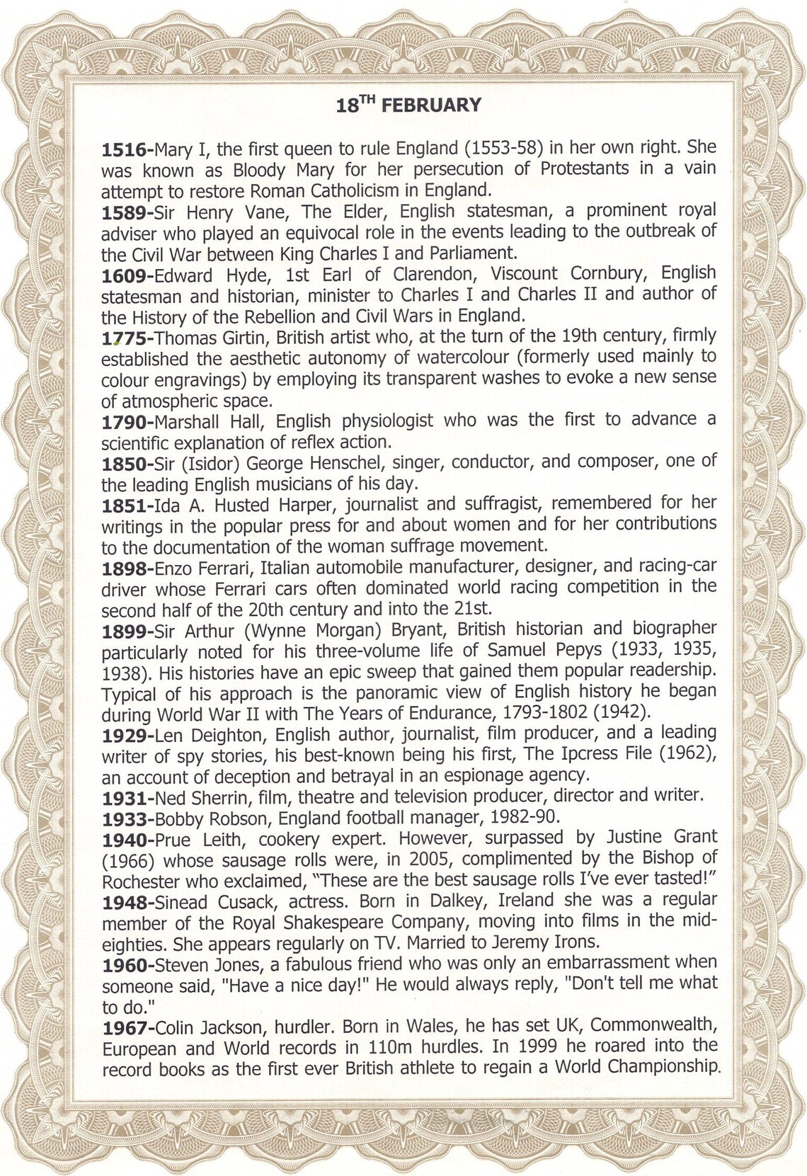 Personalised Birthday Certificate, Birthday Card, Birthday Gift ...