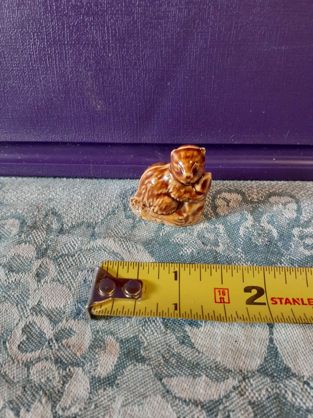 Vintage Wade England Porcelain Animal Figurine Beaver - Etsy