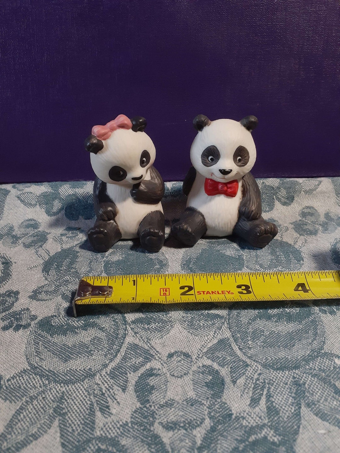 Vintage Avon Pair of Ceramic Pandas - Etsy