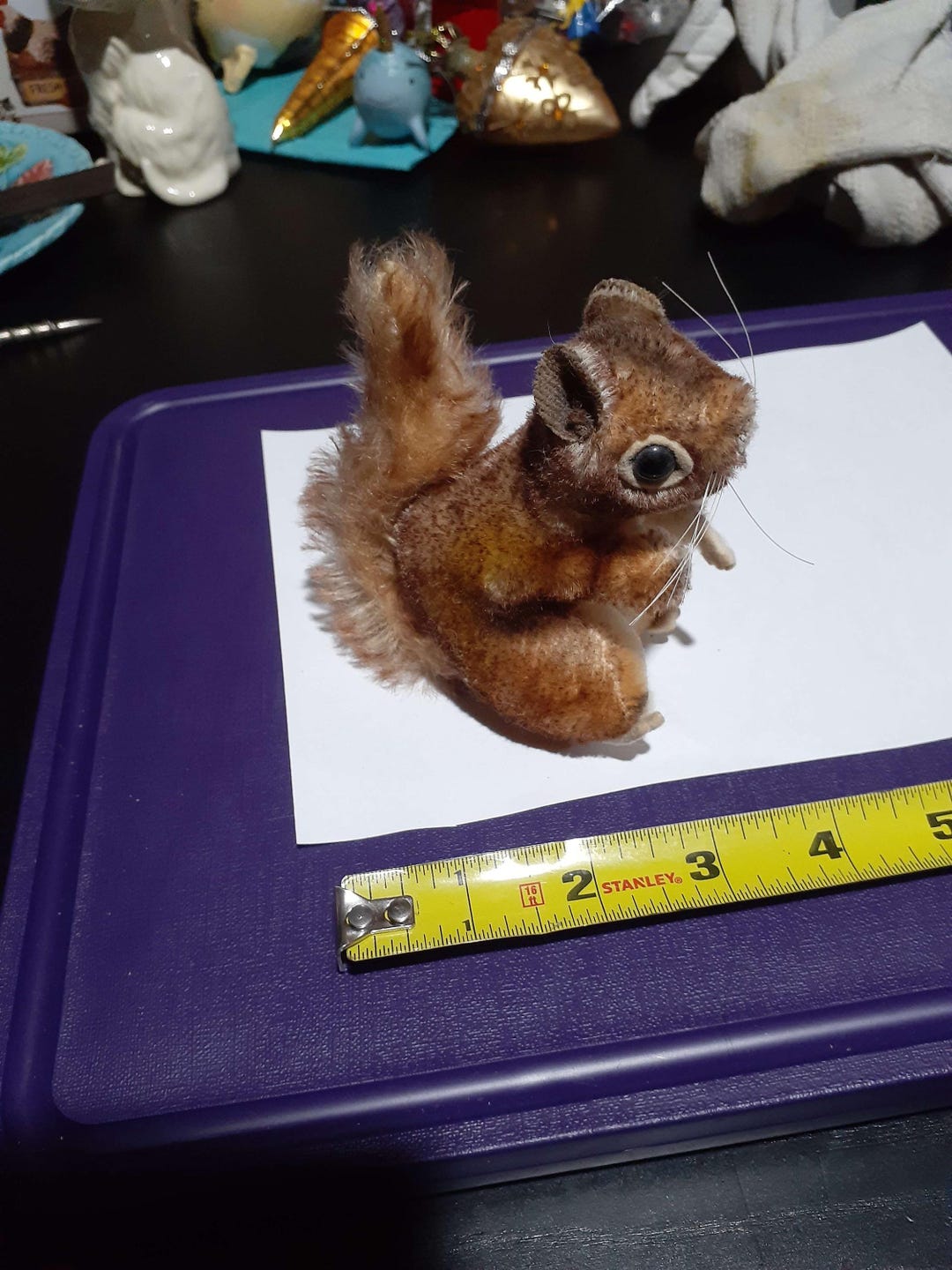 Vintage Steiff Stuffed Toy Squirrel Plush Figurine No Tag - Etsy