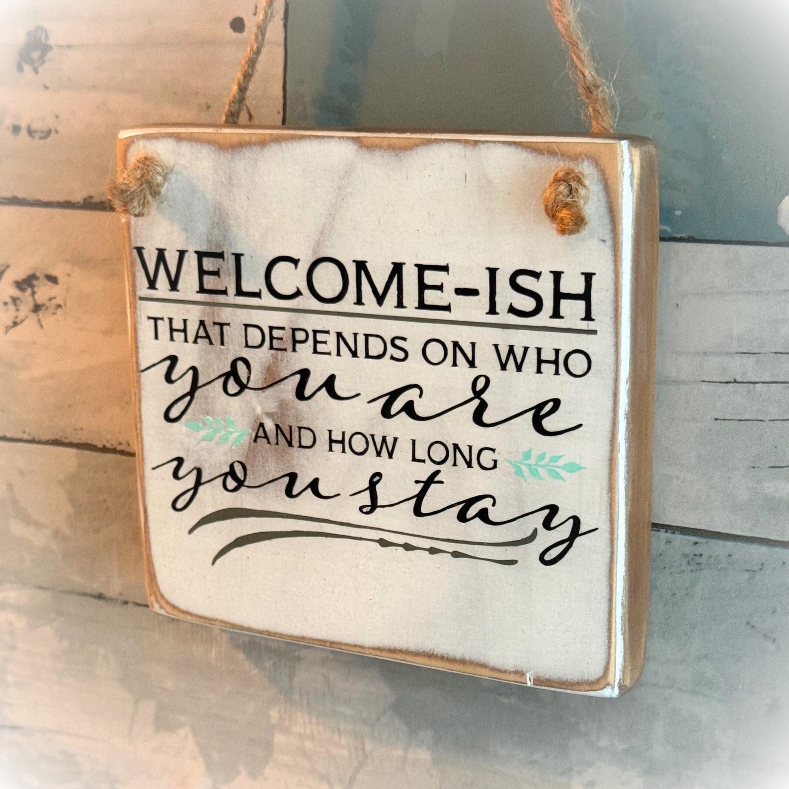 Funny Front Door Sign - Funny Front Door Decor - Housewarming Gift ...