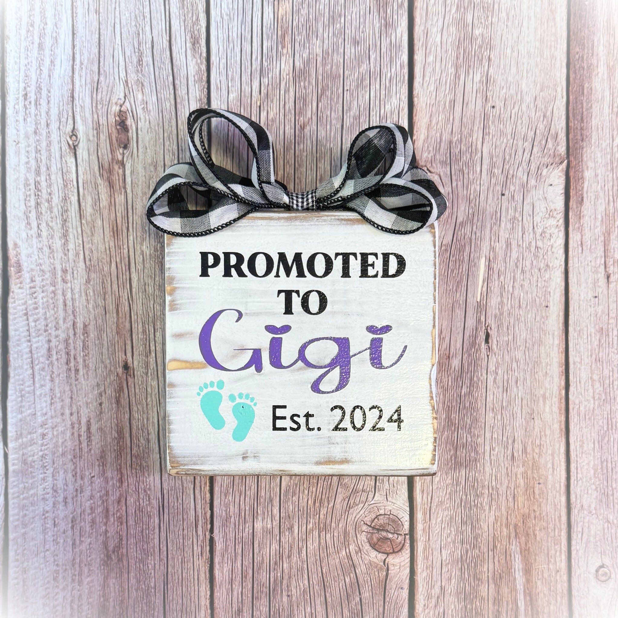 Pregnancy Announcement Sign - Birth Announcement - Gigi Sign - Promoted ...