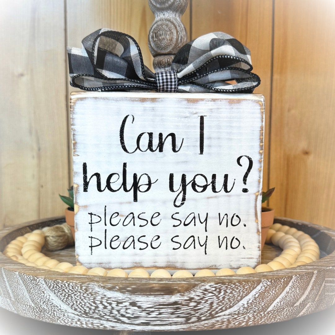 Funny Front Desk Sign - Wood Office Decor - Office Shelf Sign - Custom ...