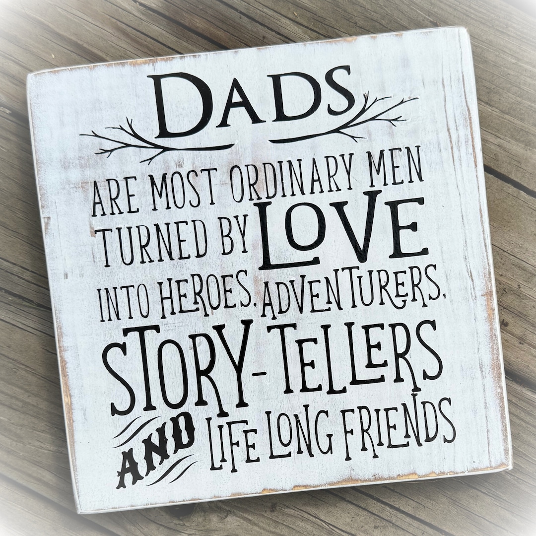 Heartfelt Gift for Dad - Father's Day Gift - Dad Sign - Gifts Under 20 ...