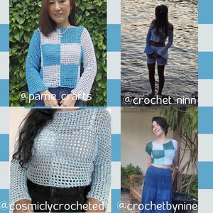 Check Me Out Top Crochet Pattern - Etsy