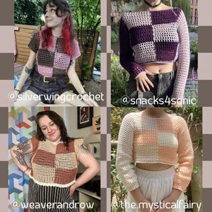 Check Me Out Top Crochet Pattern - Etsy